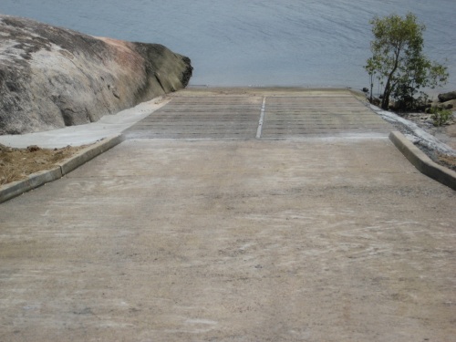 Concrete Boat Ramp Construction Subsided Boat Ramp Sunken Foundation