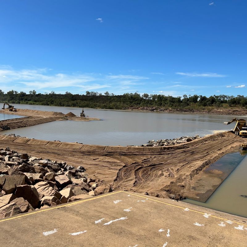 Clare Weir Remedial Works Stage 2 - CivilPlus Constructions Pty. Ltd